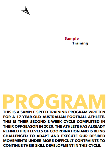 Sample Training Program