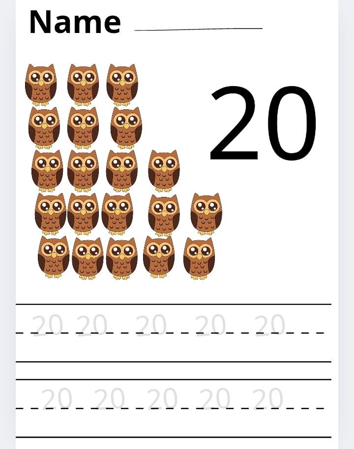 20 Number tracing worksheets, traceable numbers, preschool worksheets ...