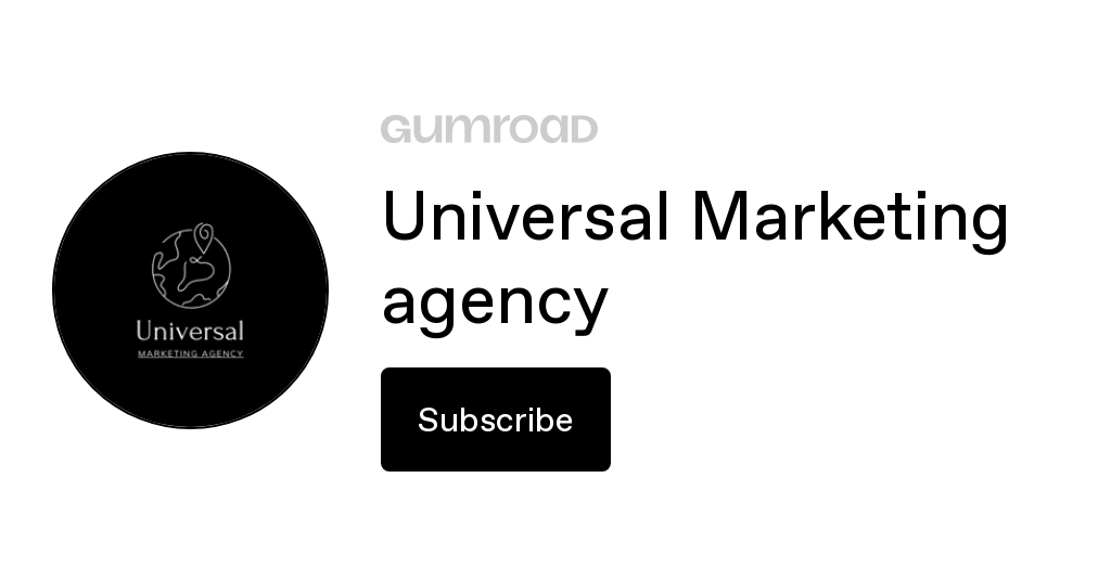 Universal Marketing agency