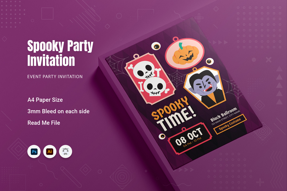 Spooky Party Event Invitation