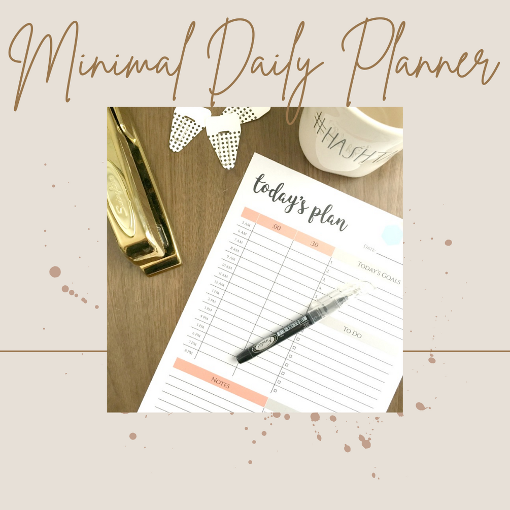 Minimal Daily Planner