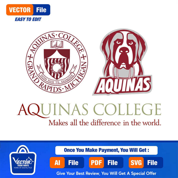 aquinas college, aquinas college Logo Vector, University Logo, Us ...