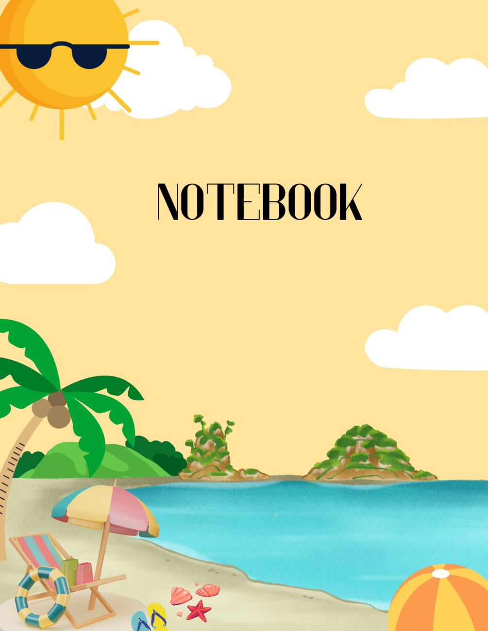 Summer Dreams Digital Notebook – Beach & Sun Edition