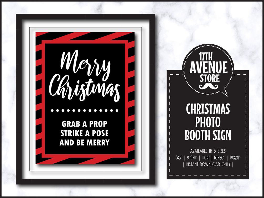Christmas Photobooth Sign