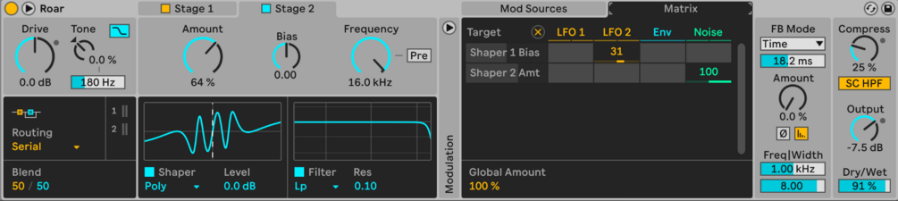 Ableton Live 12 - Roar Presets
