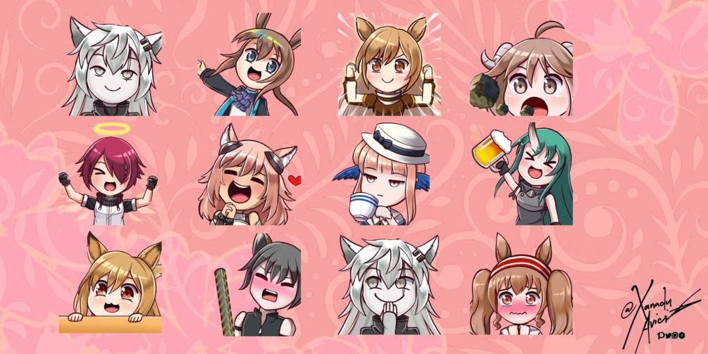 Arknights Emote Pack 6 (Statics)