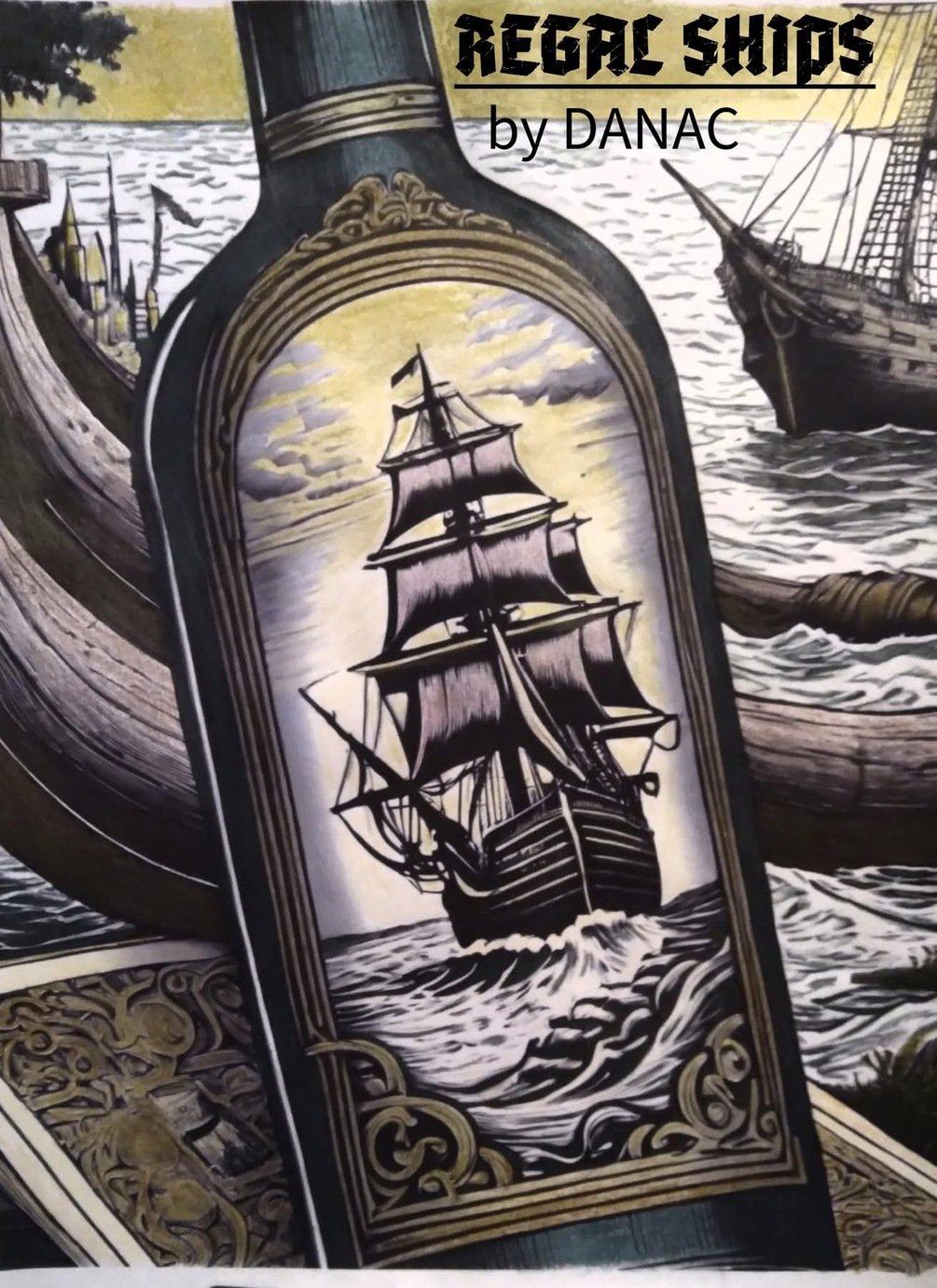 Easter dragons coloring book