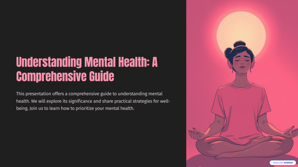 Understanding Mental Health: A Comprehensive Guide