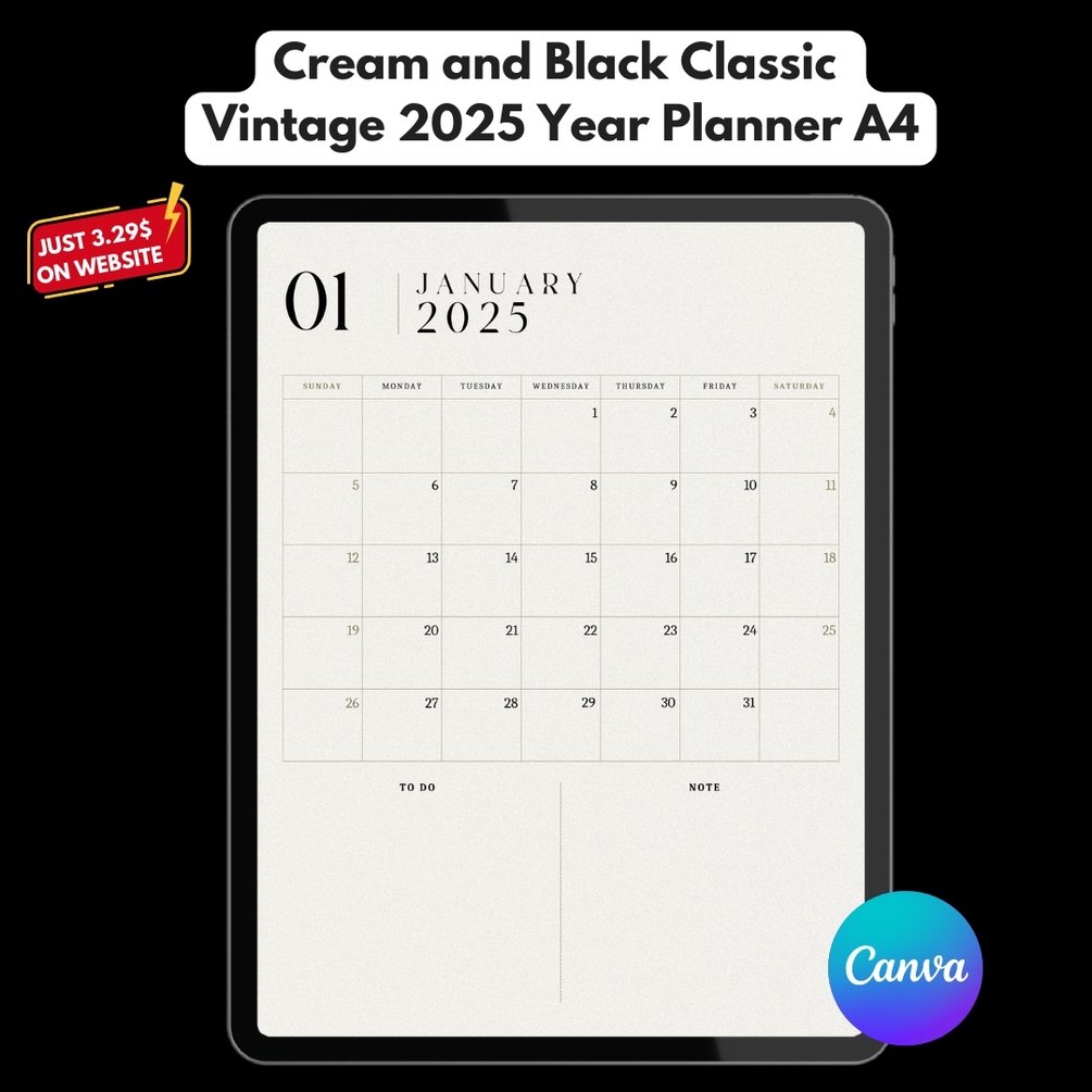 2025 - 2026 Calendars | Printable and Editable Portrait Monthly ...