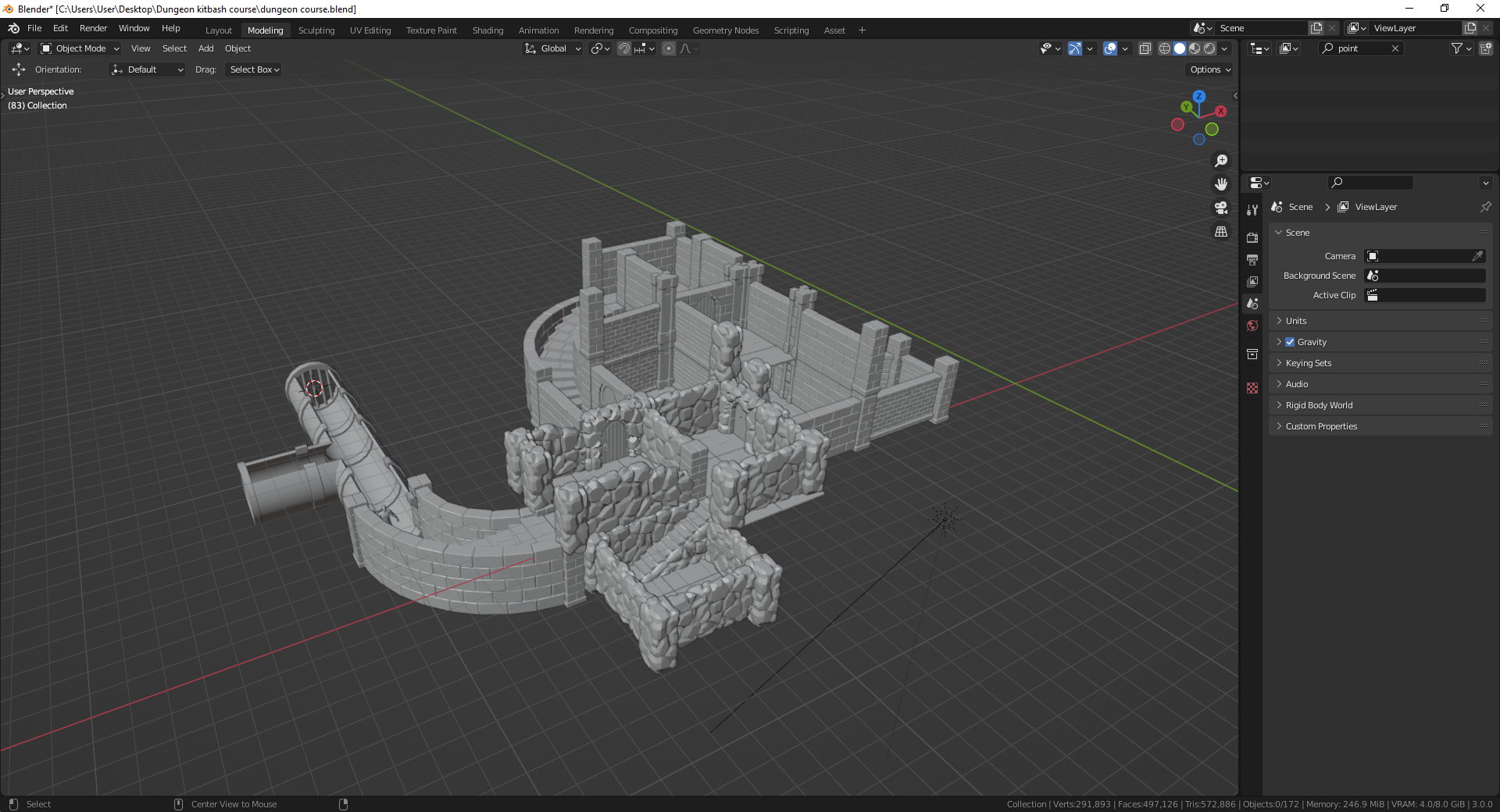 [NEW!] 🔥 BLENDER 3 TO UE5 🧙 RPG DUNGEON COURSE ⛓ ON GUMROAD - 3D Tudor