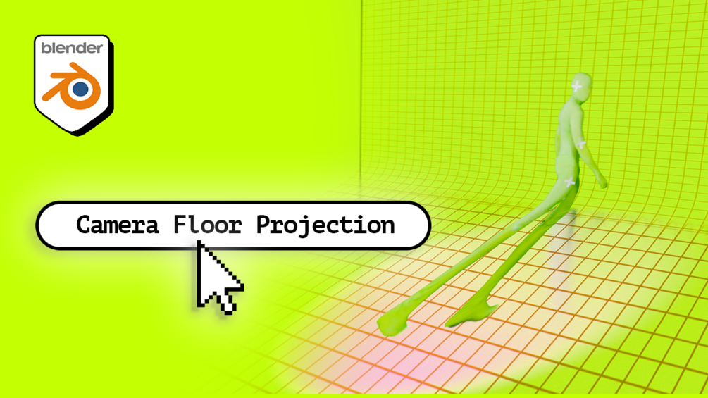Camera Floor Projection Geometry Nodes