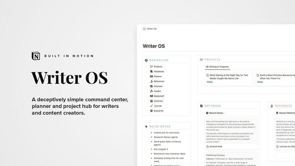 Writer OS