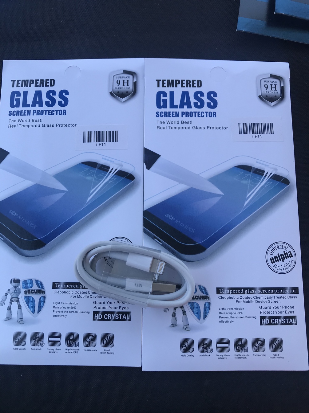 iPhone 11 tempered glass bundle