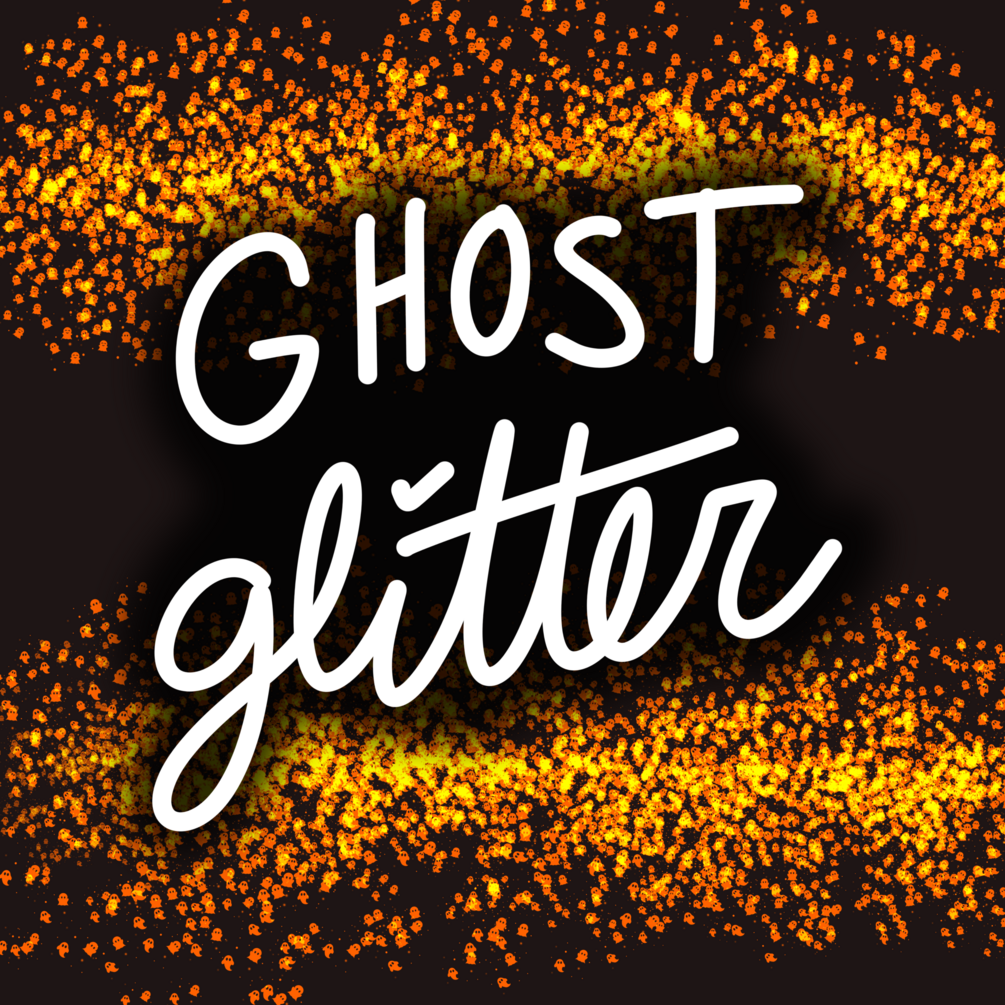Halloween Ghost Glitter Brush Set (FREE for Procreate)