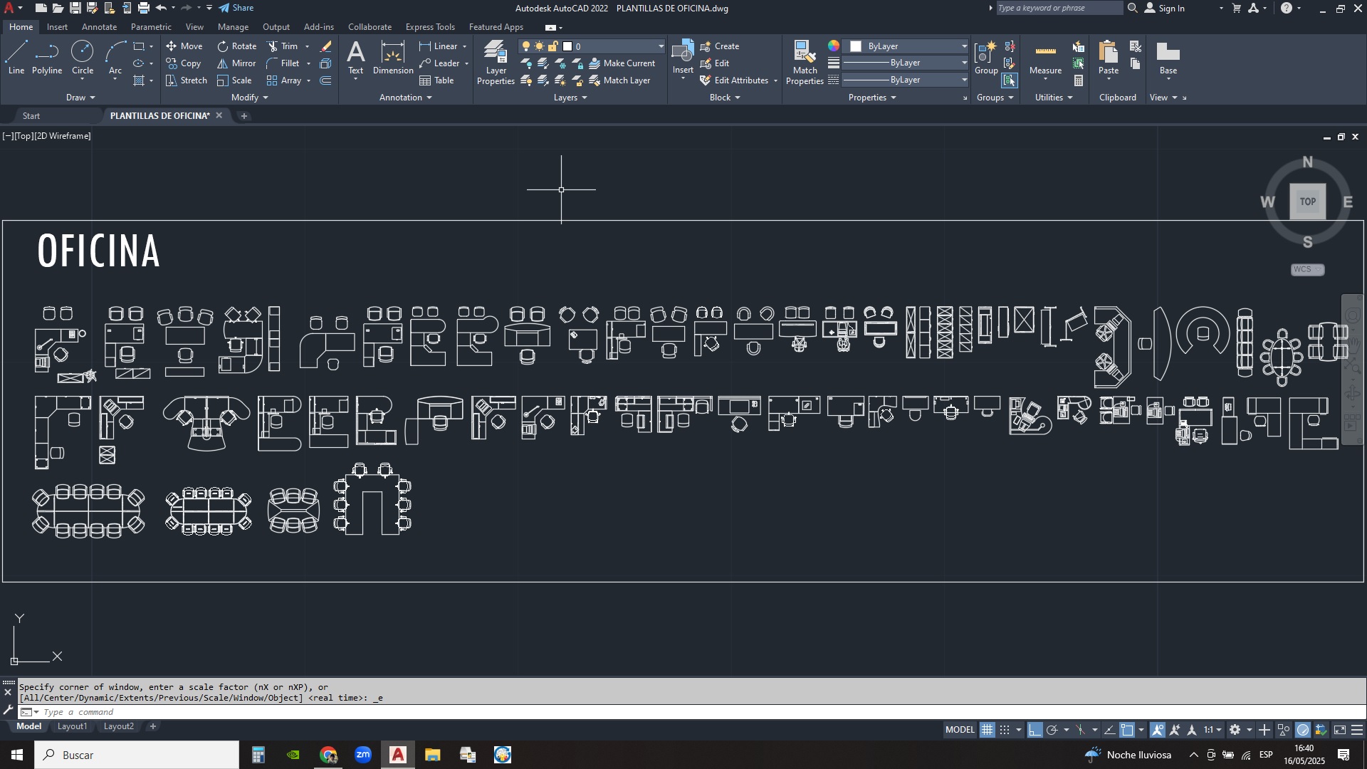 Pack de Mobiliario de Oficina en AutoCAD - Muebles, Equipos (+150 ...