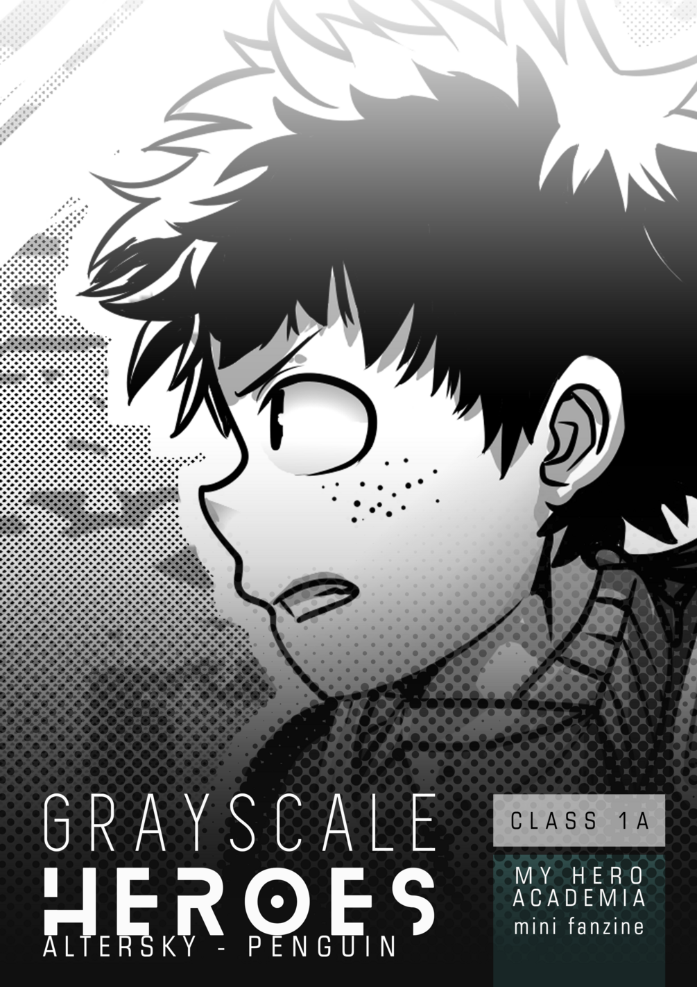 Grayscale Heroes - BNHA Mini Fanzine (digital copy)