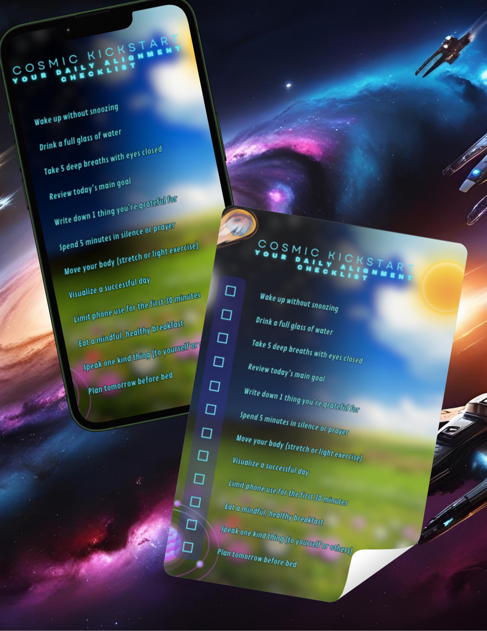 The Cosmic Kickstart Checklist