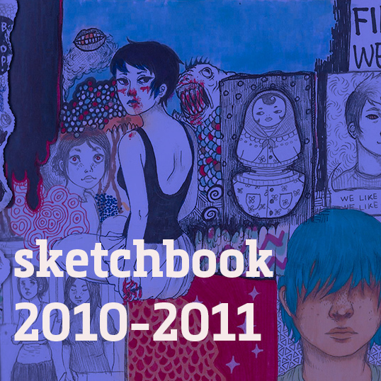 My high school sketchbook from 2010-2011