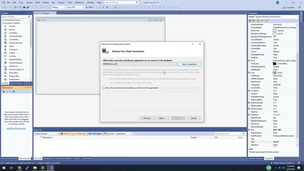 Murach's Visual Basic 2015 Exercise 14-1: Build a DataGridView application