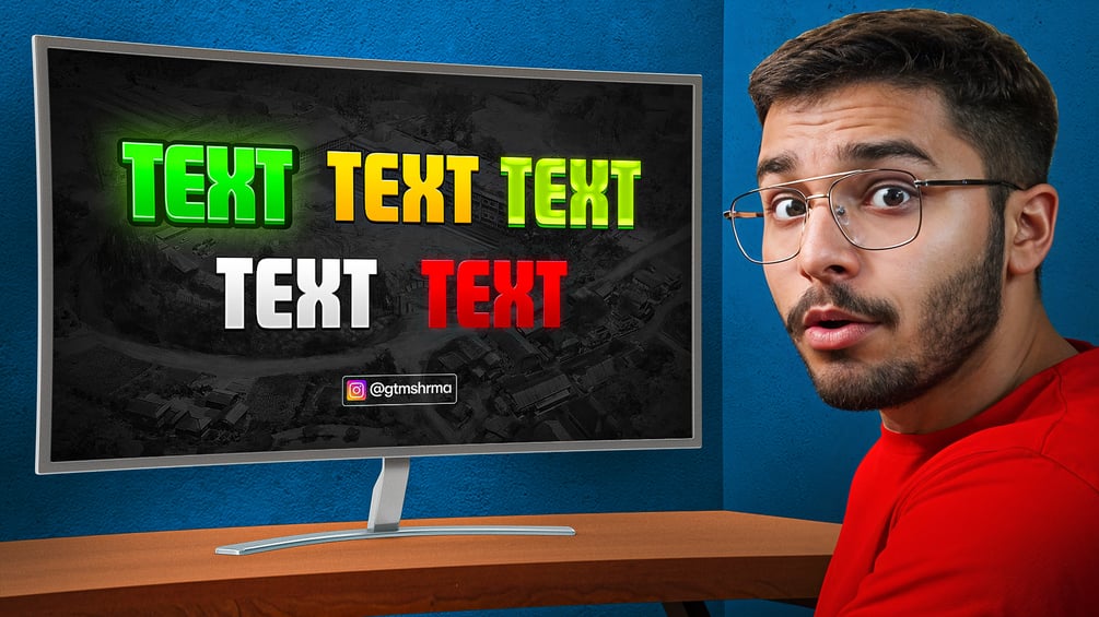 05 Amazing Text Effects for YouTube Thumbnails