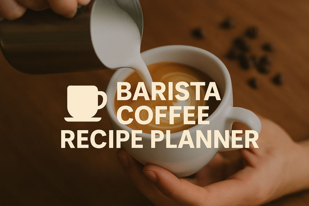 Barista Coffee Recipe Planner – Notion Template