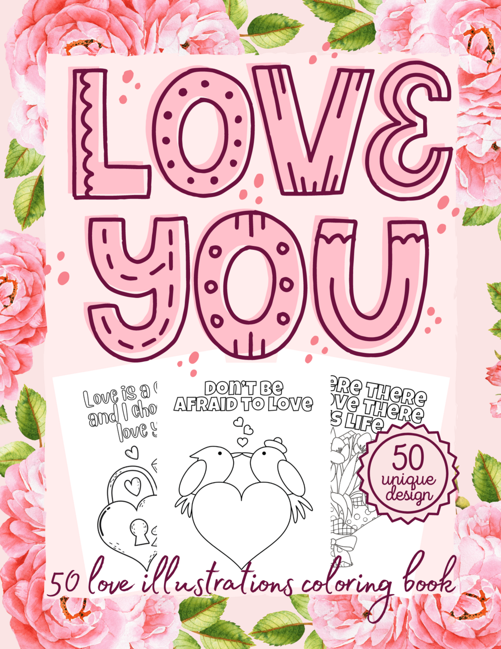 Valentine's Day Coloring Book (PDF Download) – 50 Heartwarming ...