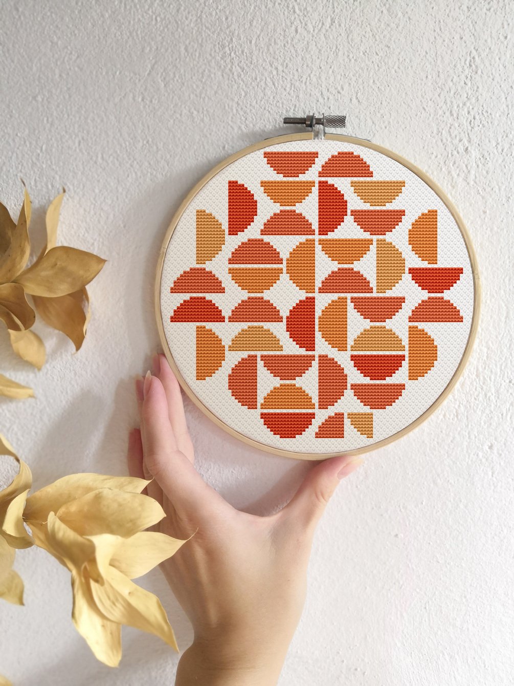 Contemporary cross stitch pattern PDF Abstract cross stitch for ...