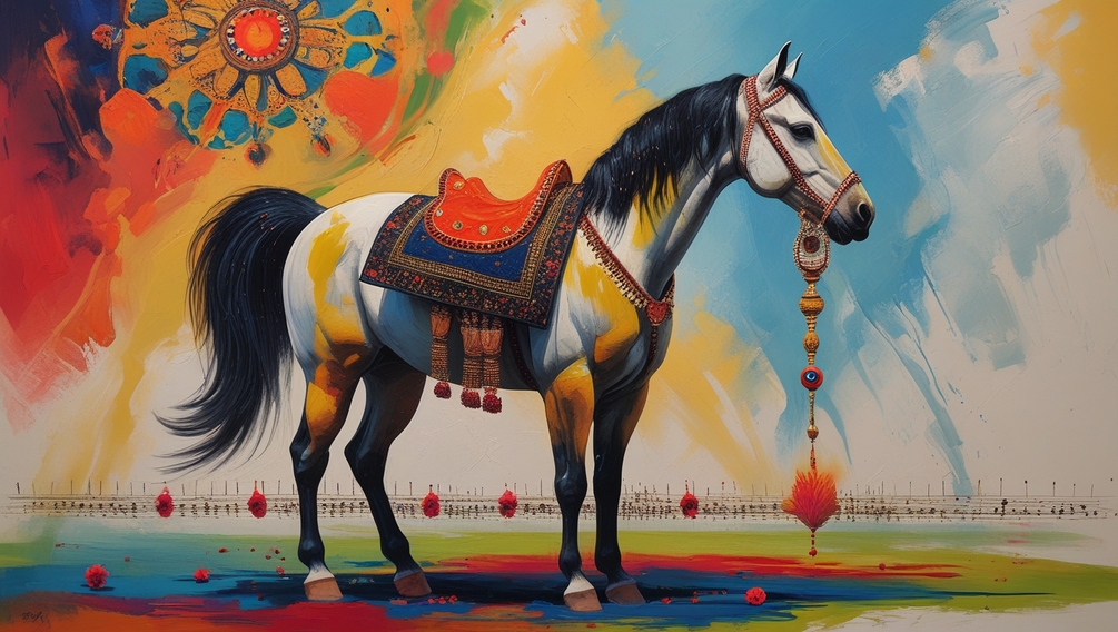 Bold & Beautiful Abstract Expressionism Horse Art 🐎 | Captivating ...