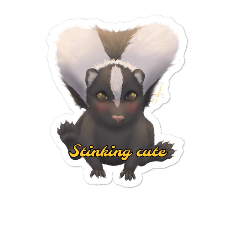 Stinking cute Stickers