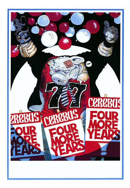 Cerebus Poster - Four More Years
