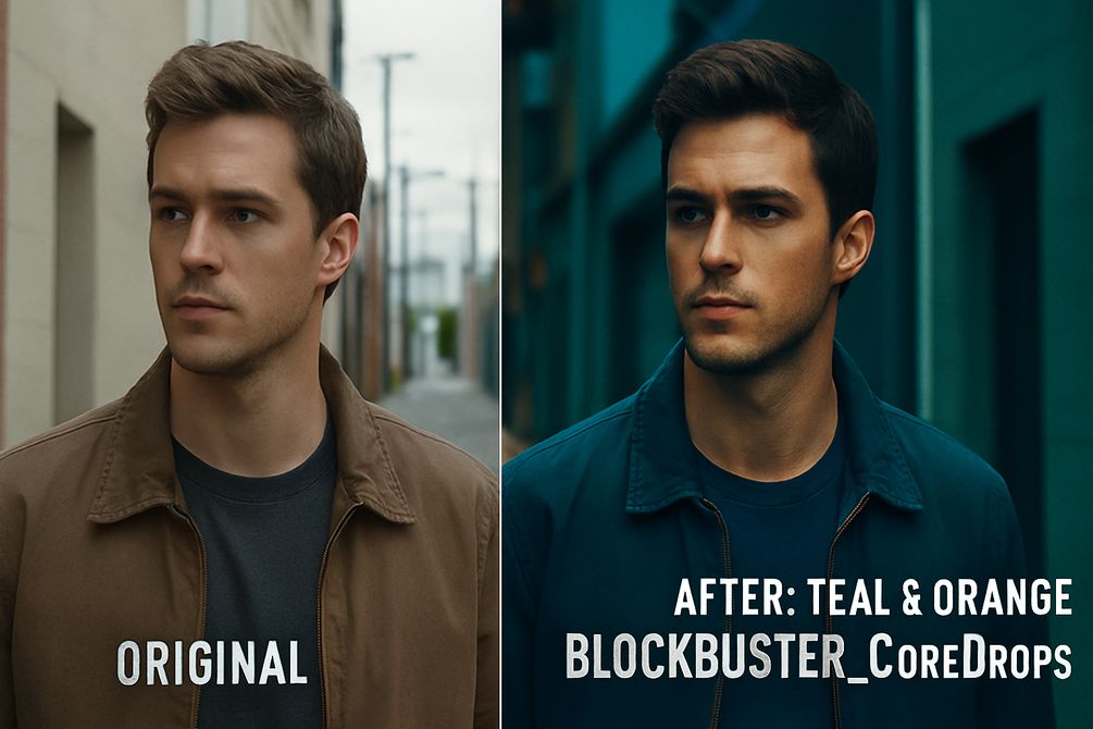 LUTs Pro Starter Pack - Vol.1 by CoreDrops (versions: .jsx / .cube)