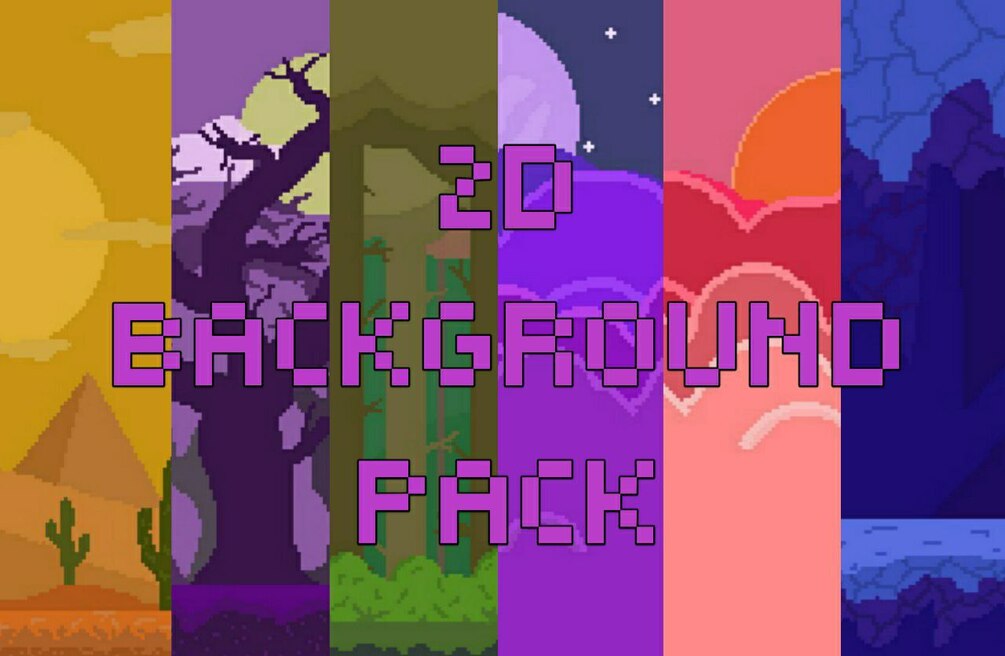 2D Background pack Pixel Art