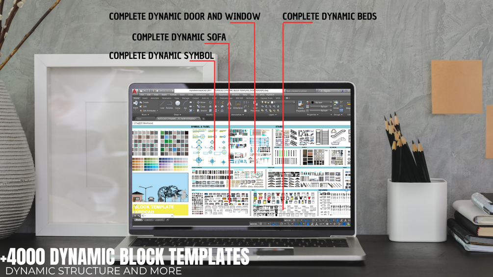 +4000 Dynamic Block Furniture AUTOCAD, Enhancing Your Design Efficiency ...