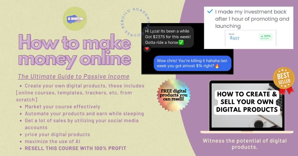 How to Create & Sell Your Own Digital Products