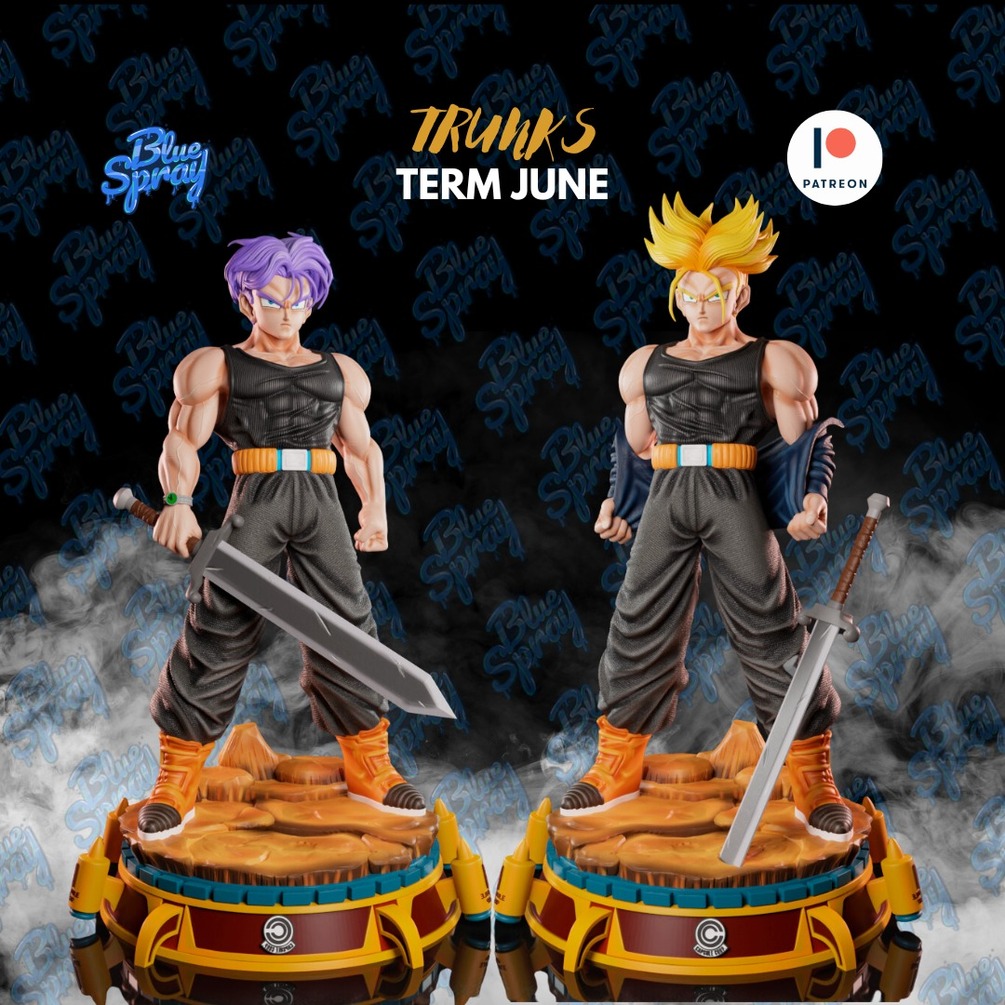 Trunks Sculpture (Dragon Ball Z) - BlueSpray3D Models