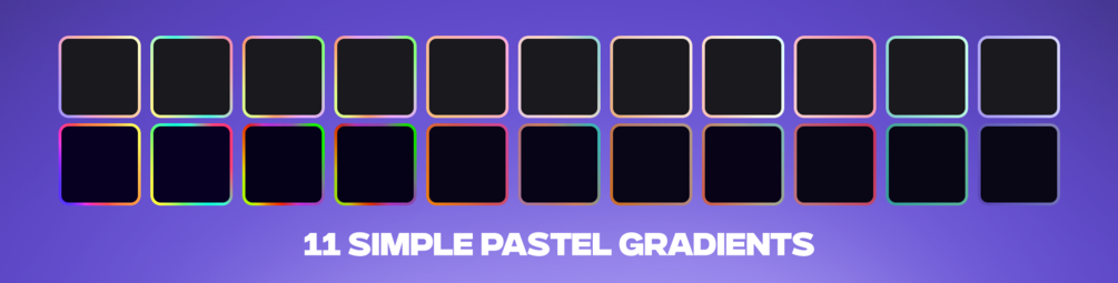 Pastel Gradient UI Assets