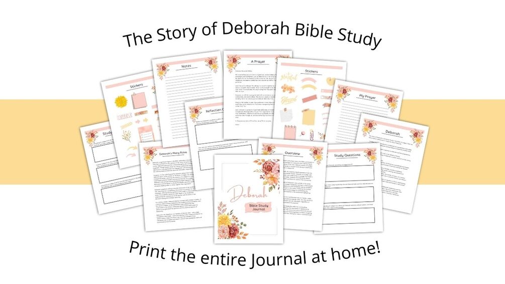 Printable Character Bible Study Journal Bundle 4
