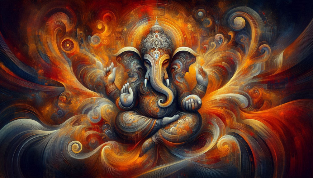 🌟 Divine Art: Abstract Expression Images of Gods 🎨