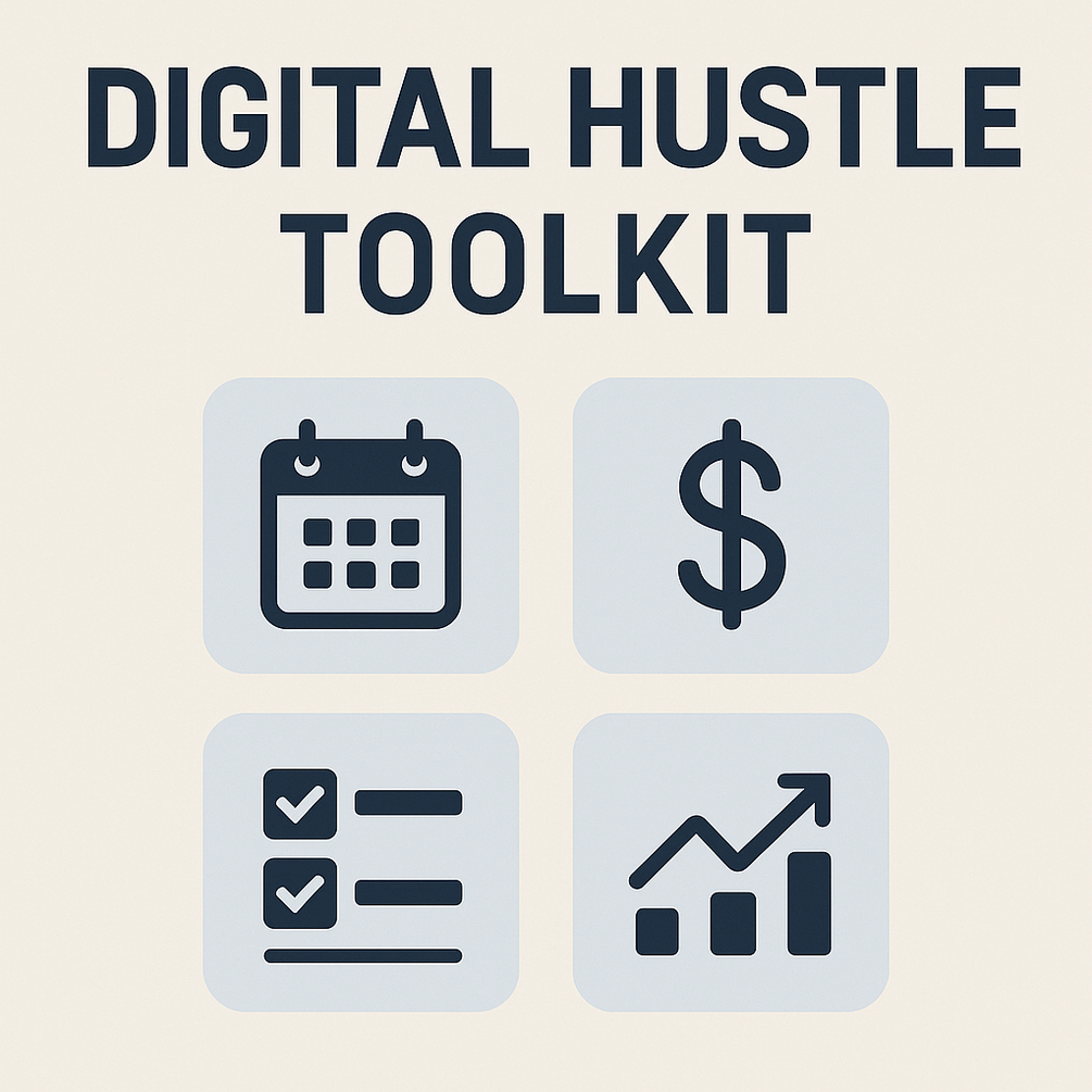 Digital Hustle Toolkit – 5 Printable Templates for Online Entrepreneurs