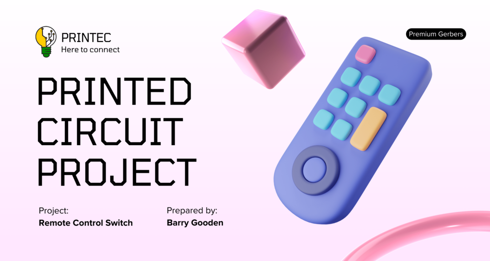 Remote Control Switch PCB Project