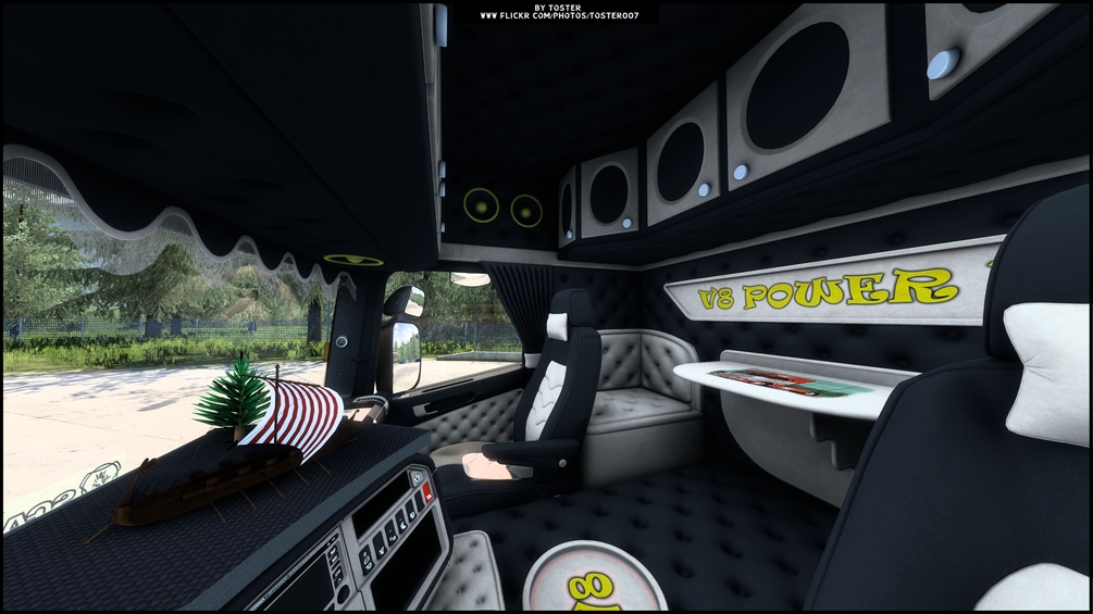 Interior Scania by RJL V8 POWER V8 ETS 2 #28