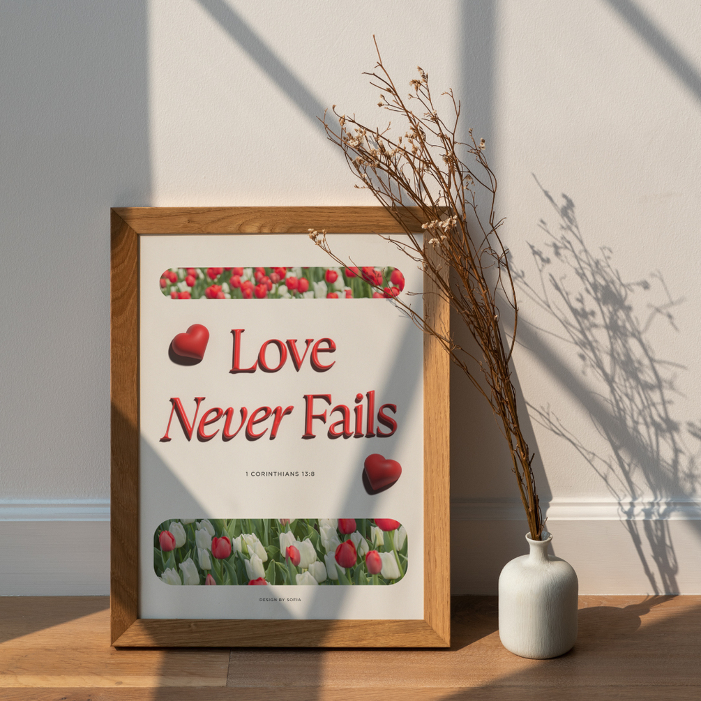 Love Never Fails Print