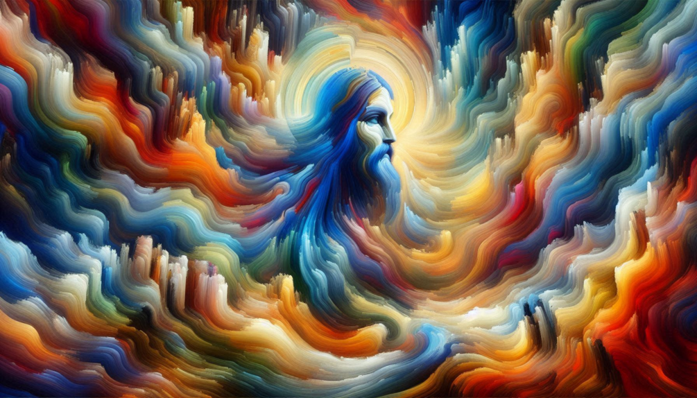 Divine Artistry 🎨: Abstract Expression Images of Gods