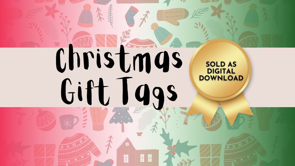 Christmas Gift Tags, Label Stickers for Christmas Gifts