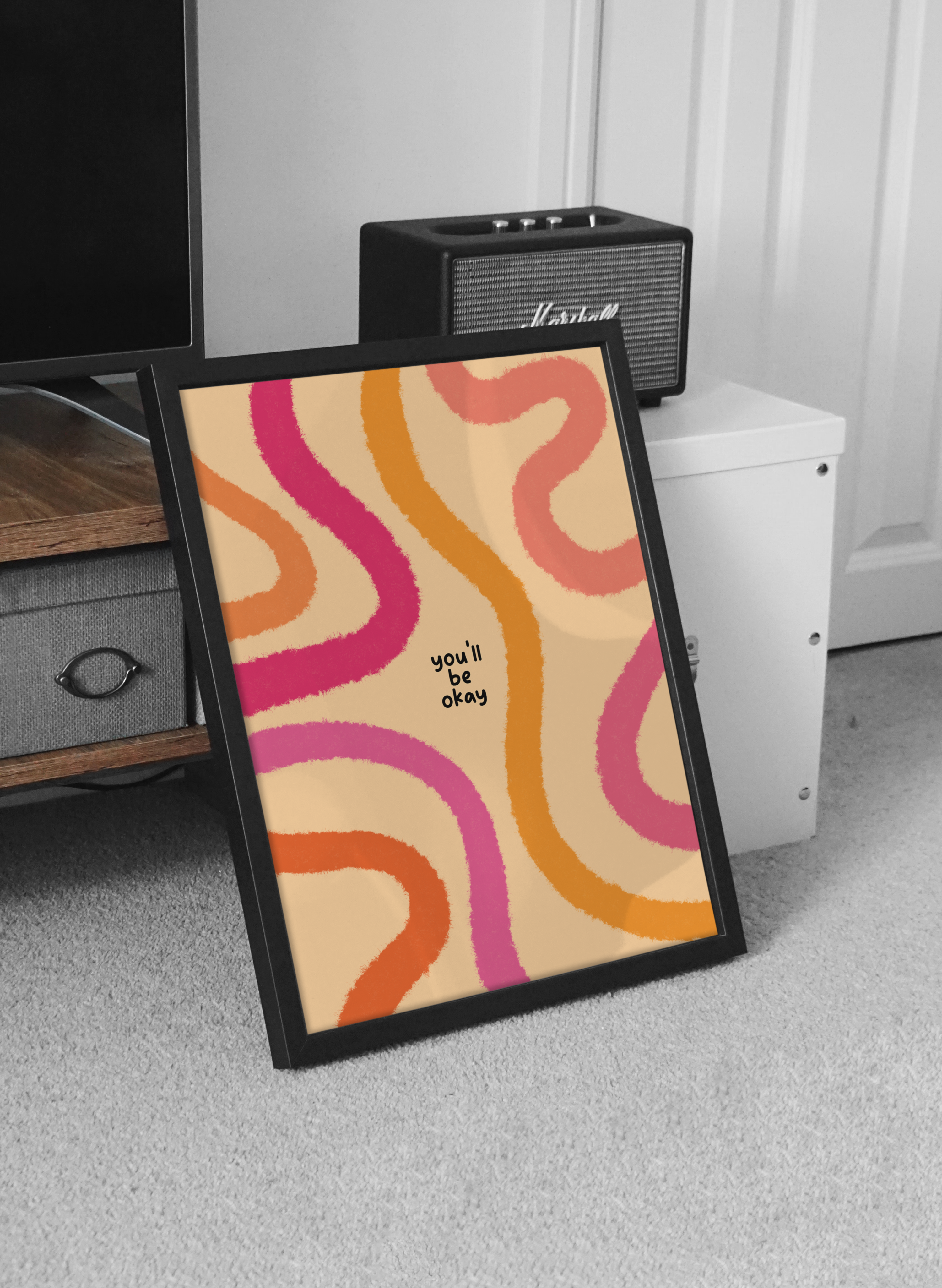 Positive Affirmation Art for Wall Decor and Home & Living | Digital Art ...