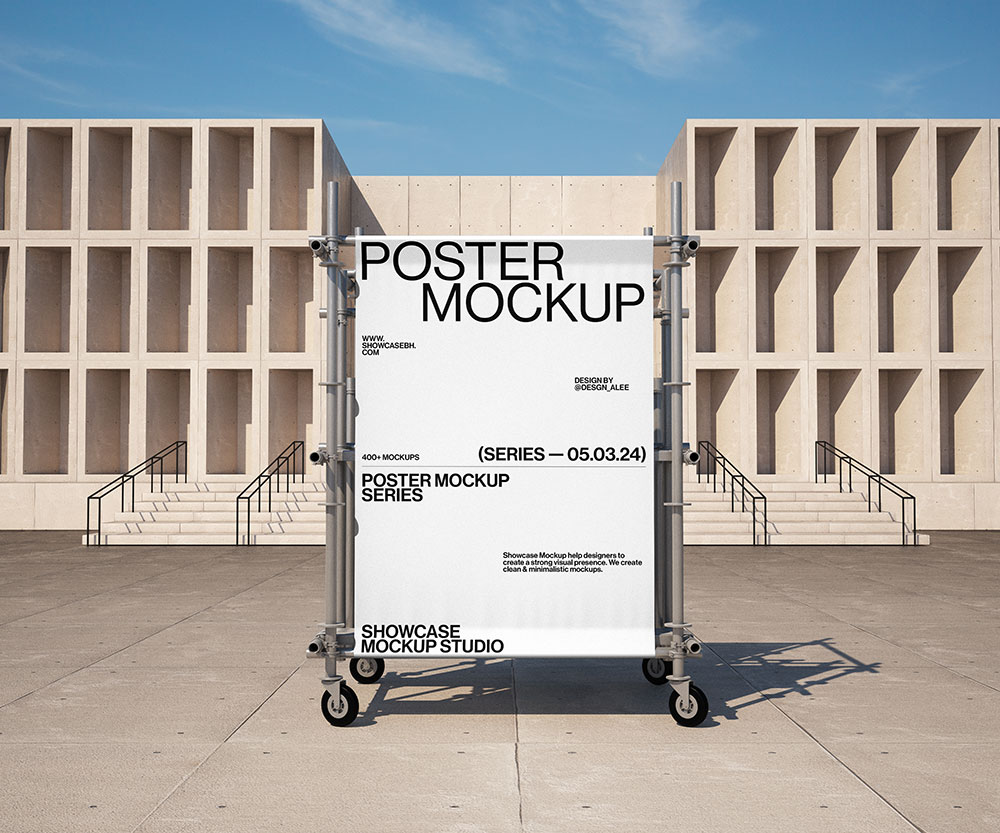 ARCH - Poster Mockup Series - Showcase Mockups