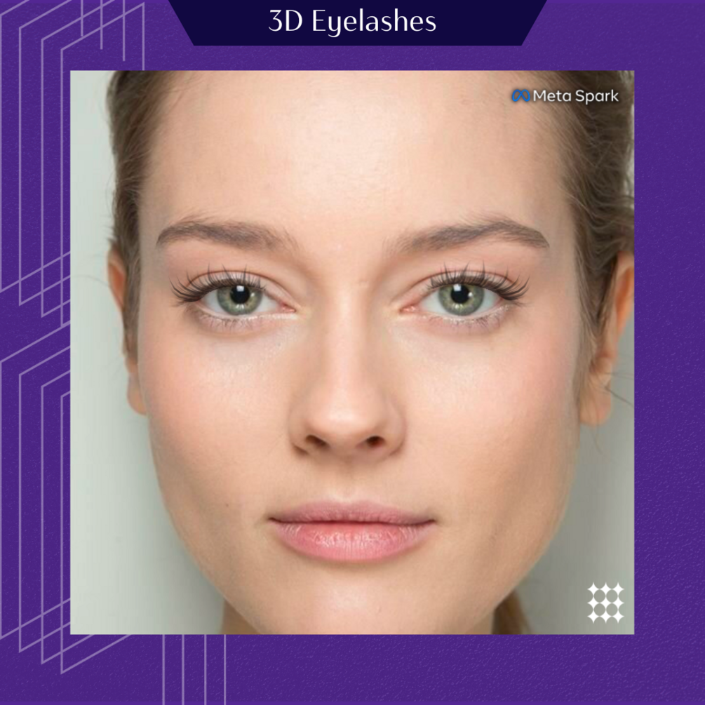 3D eyelashes | Meta Spark