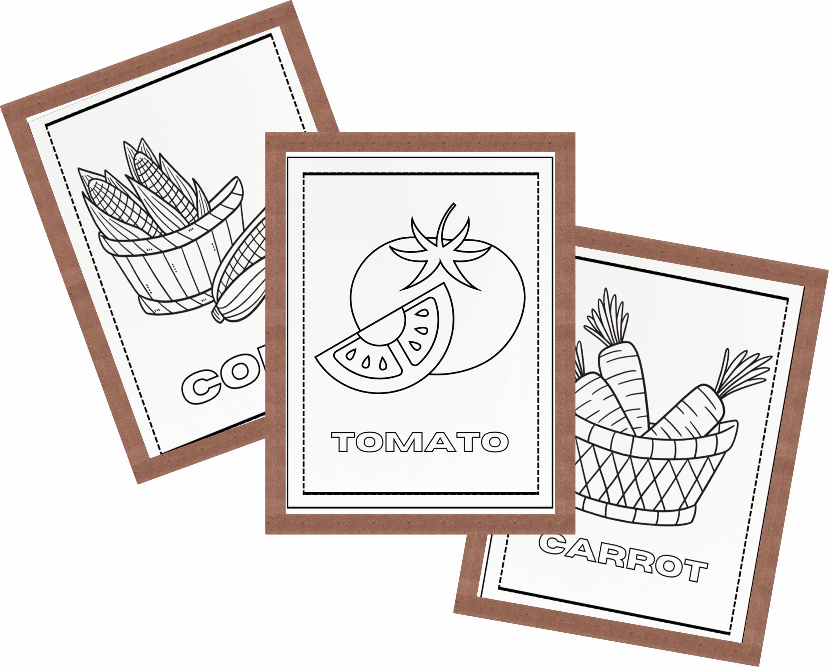 Vegetable Coloring Book for Kids – Fun and Healthy Learning for Ages 3–7