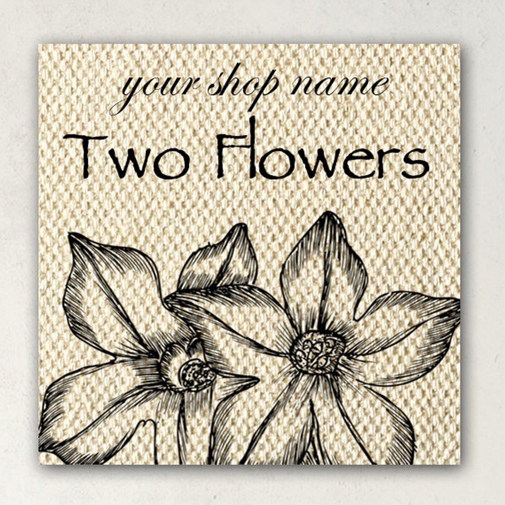 Two Flowers Etsy Shop BIG COVER Set