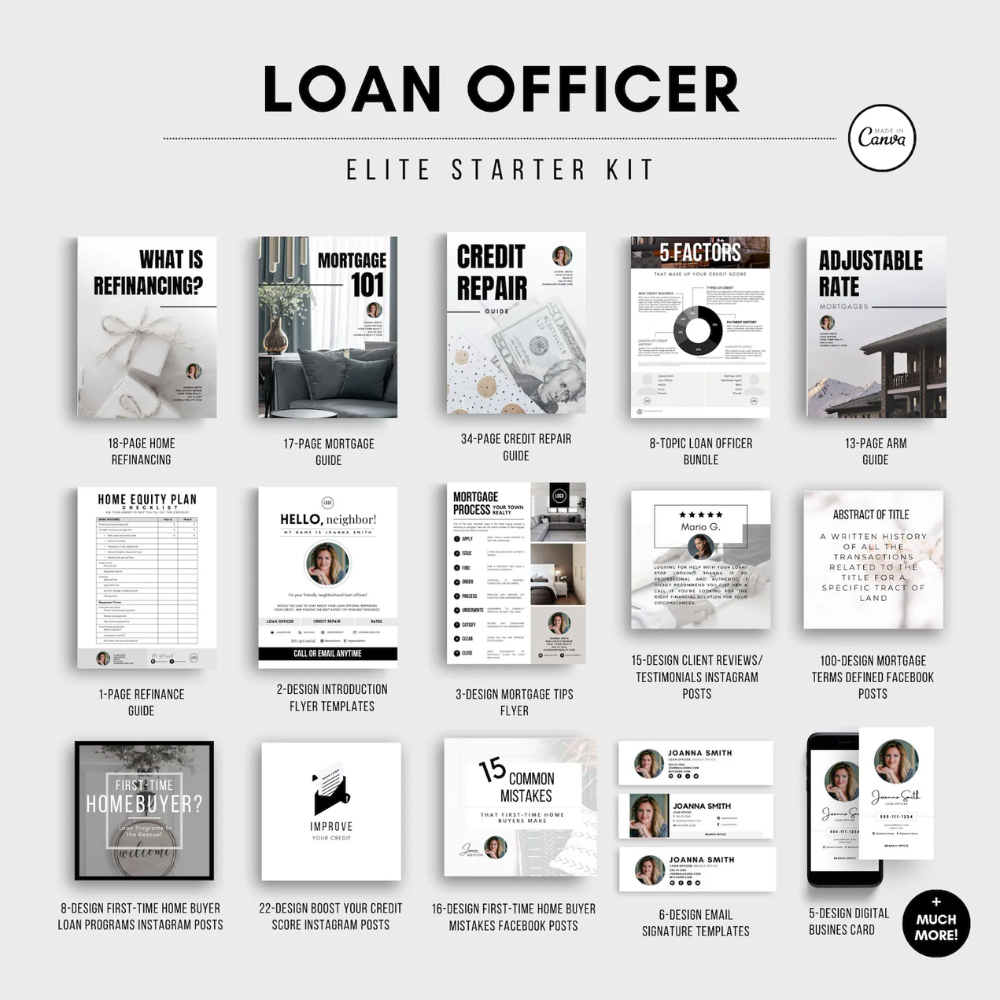 Elite Marketing Complete Bundle Kit for Loan Officers | Social Media ...